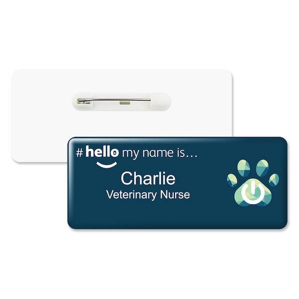 Veterinary Name Badge - Etsy
