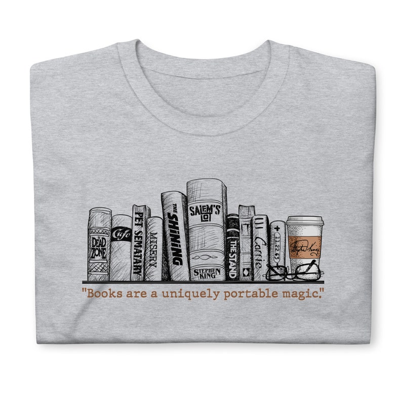 Stephen King Books: Short-sleeve Unisex T-shirt - Etsy
