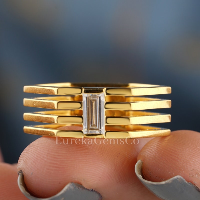 Geometric Shape Ring - Etsy