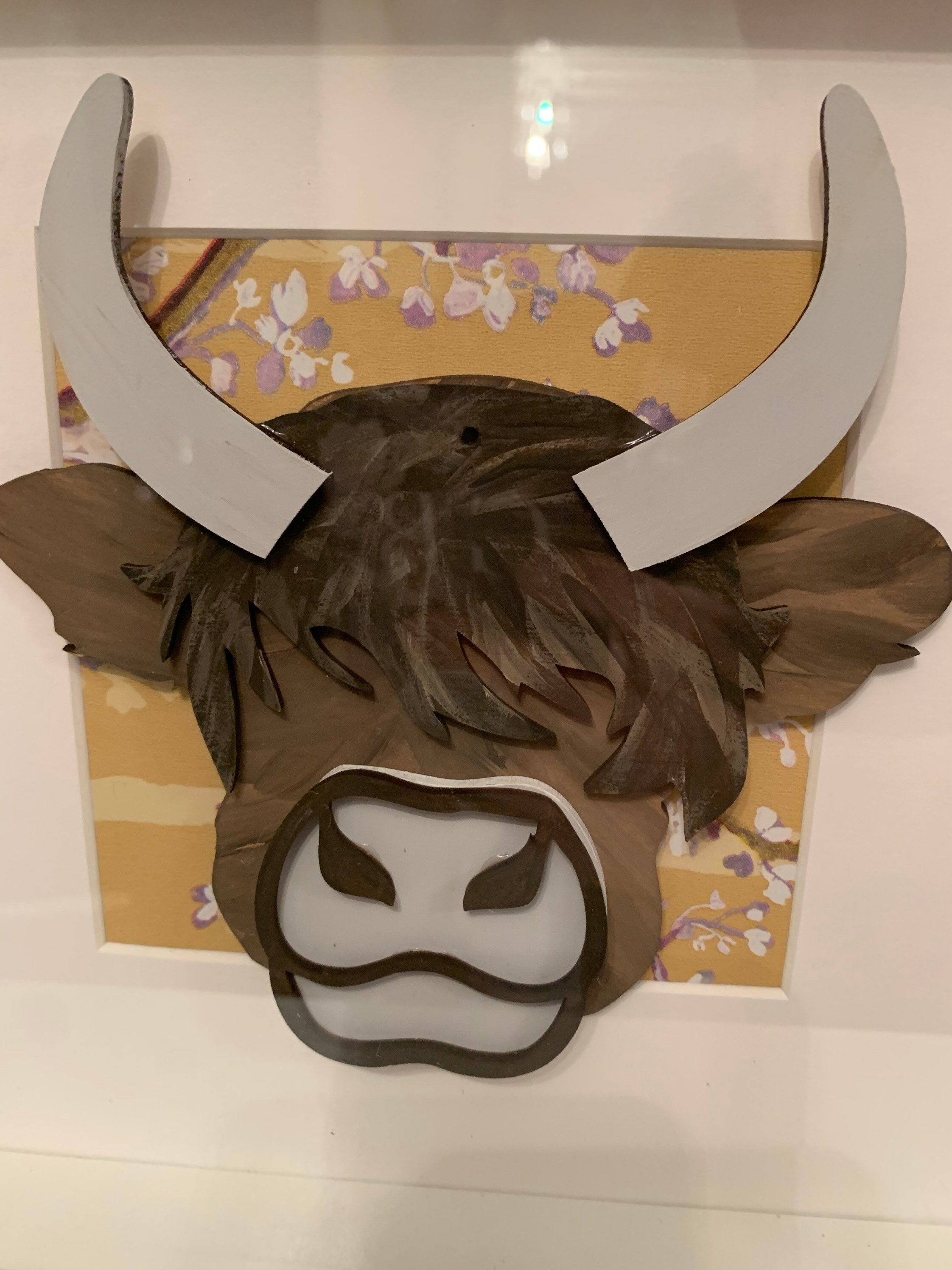 Handmade Personalised Frame Bull Head - Etsy UK