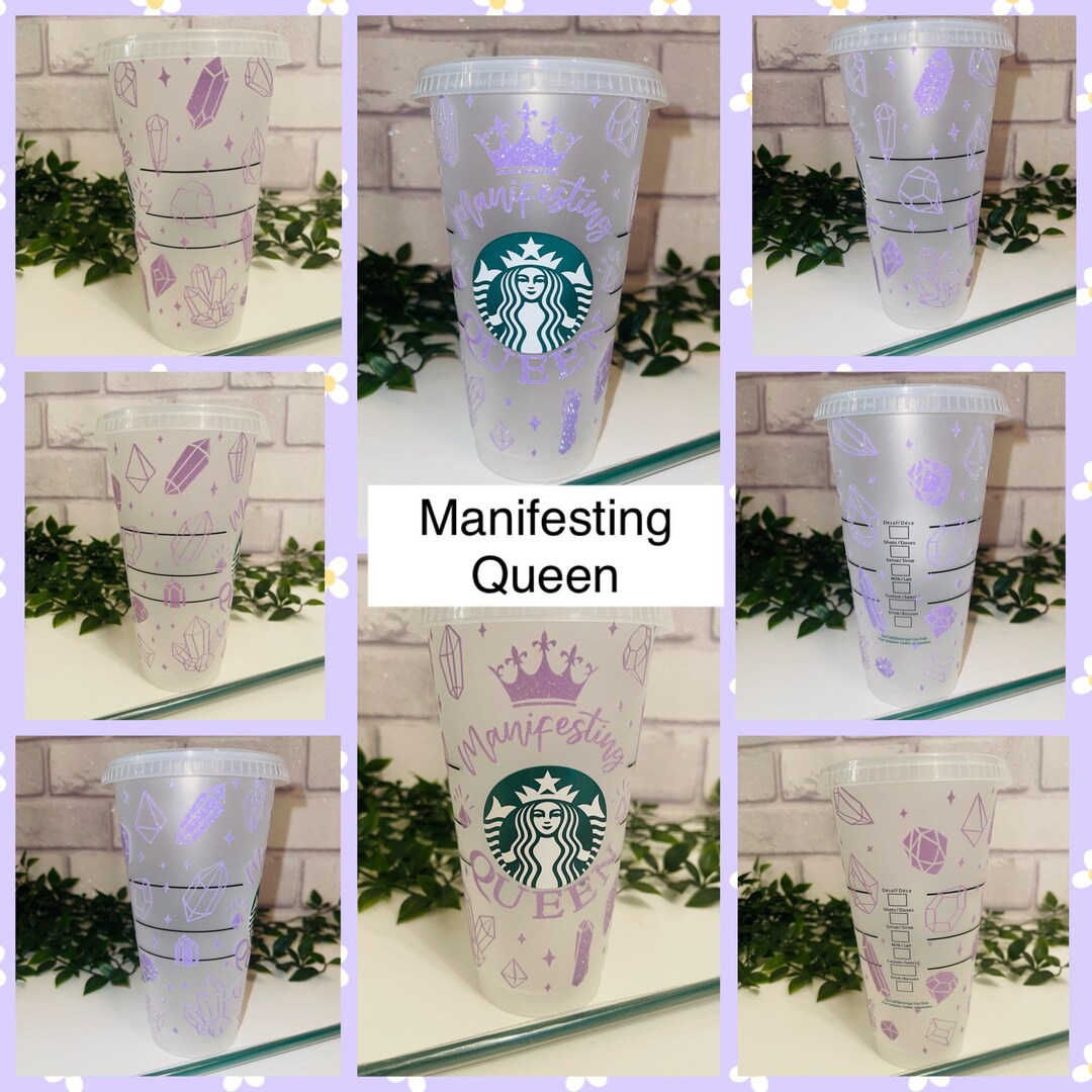 Manifesting Queen Starbucks Cold Cup - Etsy