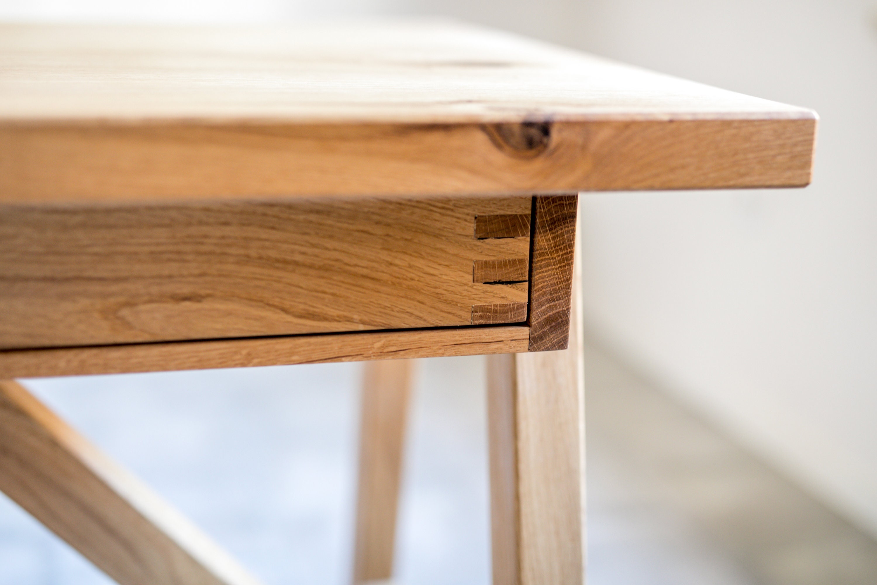 Unigue Solid Wood Desk Modern Office Desk Made of Special - Etsy