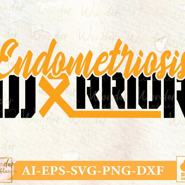 Endometriosis Warrior Svg - Etsy