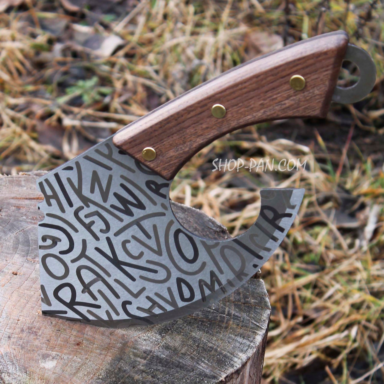 Handmade Hatchet Knife in a Gift Box, Pizza Cutter Axe With ...