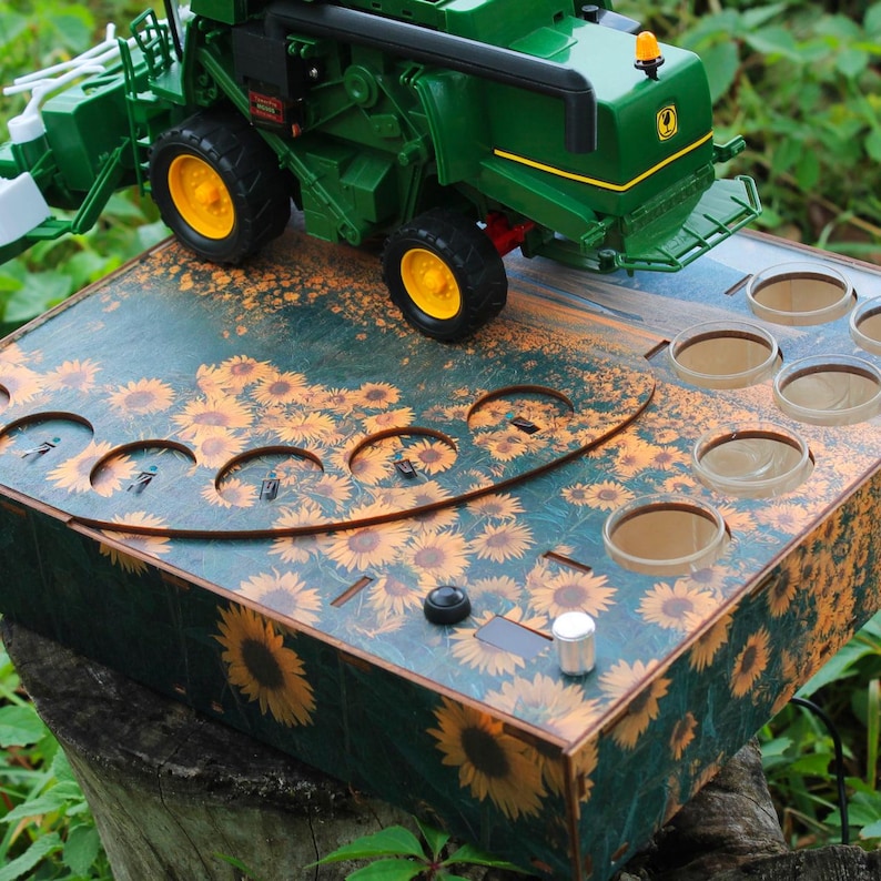 Personalized Combine Drink Dispenser for 4 Glasses, Farmer Gifts for ...