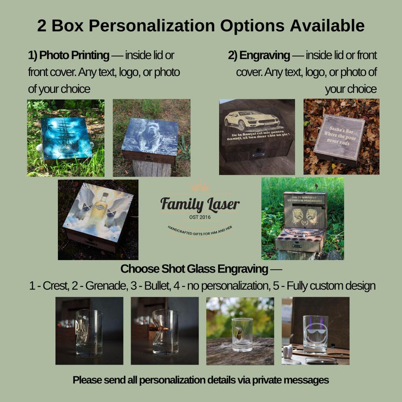 Personalized Combine Drink Dispenser for 4 Glasses, Farmer Gifts for ...