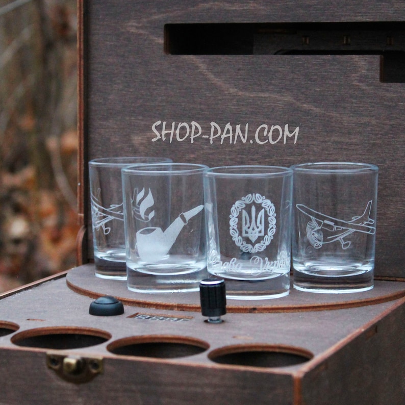 Alcohol Pourer for Drinks, Personalized Embossed Name Wooden Whiskey ...