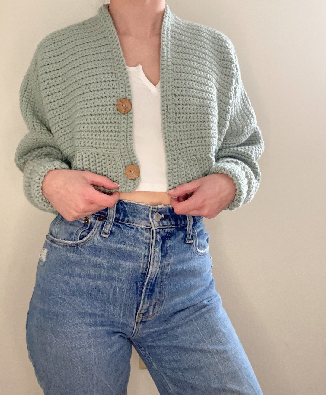 Cropped Cardigan Pattern | Crochet Pattern | Cardigan Pattern | Crochet ...