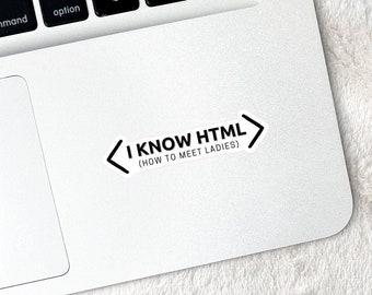 Html Sticker | Etsy