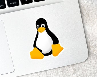 Tux Linux Sticker - Etsy