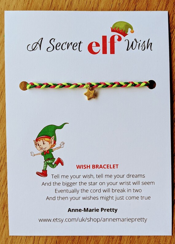 Secret Elf Wish Personalised Naughty Elf Christmas Wish | Etsy
