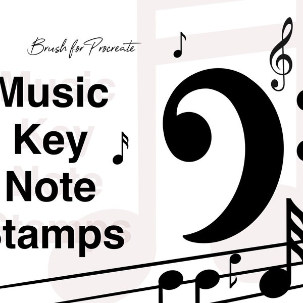 Music Note Stamp - Etsy