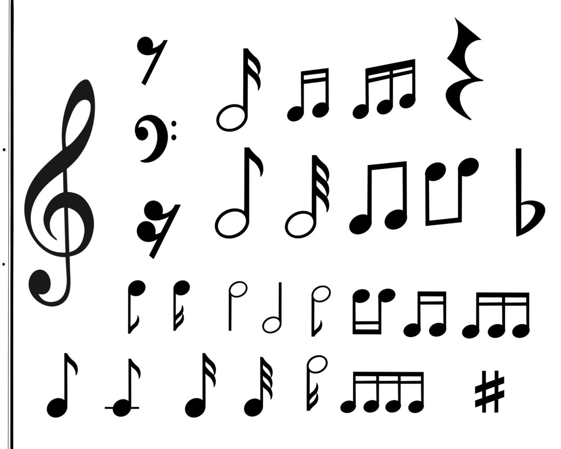 28 Music Note Stamps for Procreate - Etsy