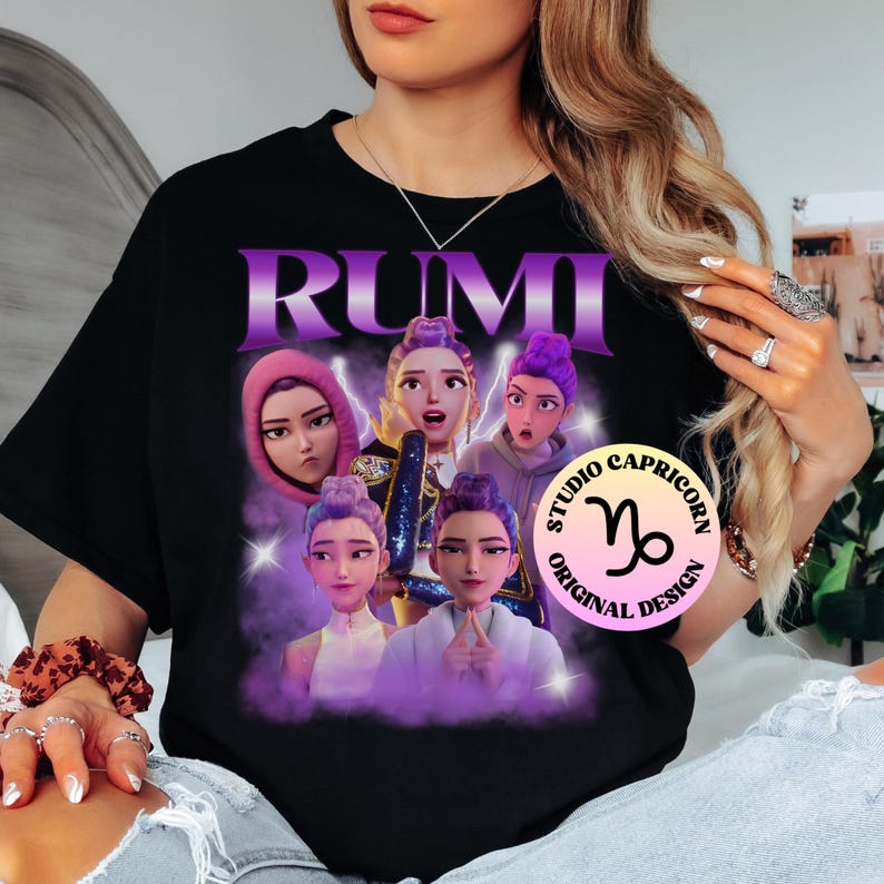 Rumi Kpop Demon Hunters Tee | 90s Bootleg Graphic Shirt - Etsy UK