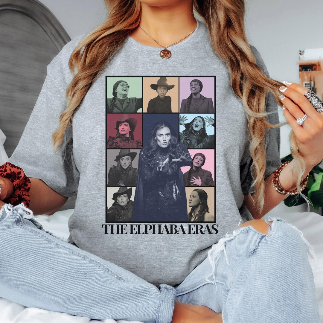 Elphaba Eras Tee, Wicked Musical Merch, Idina Menzel Elphaba Shirt ...