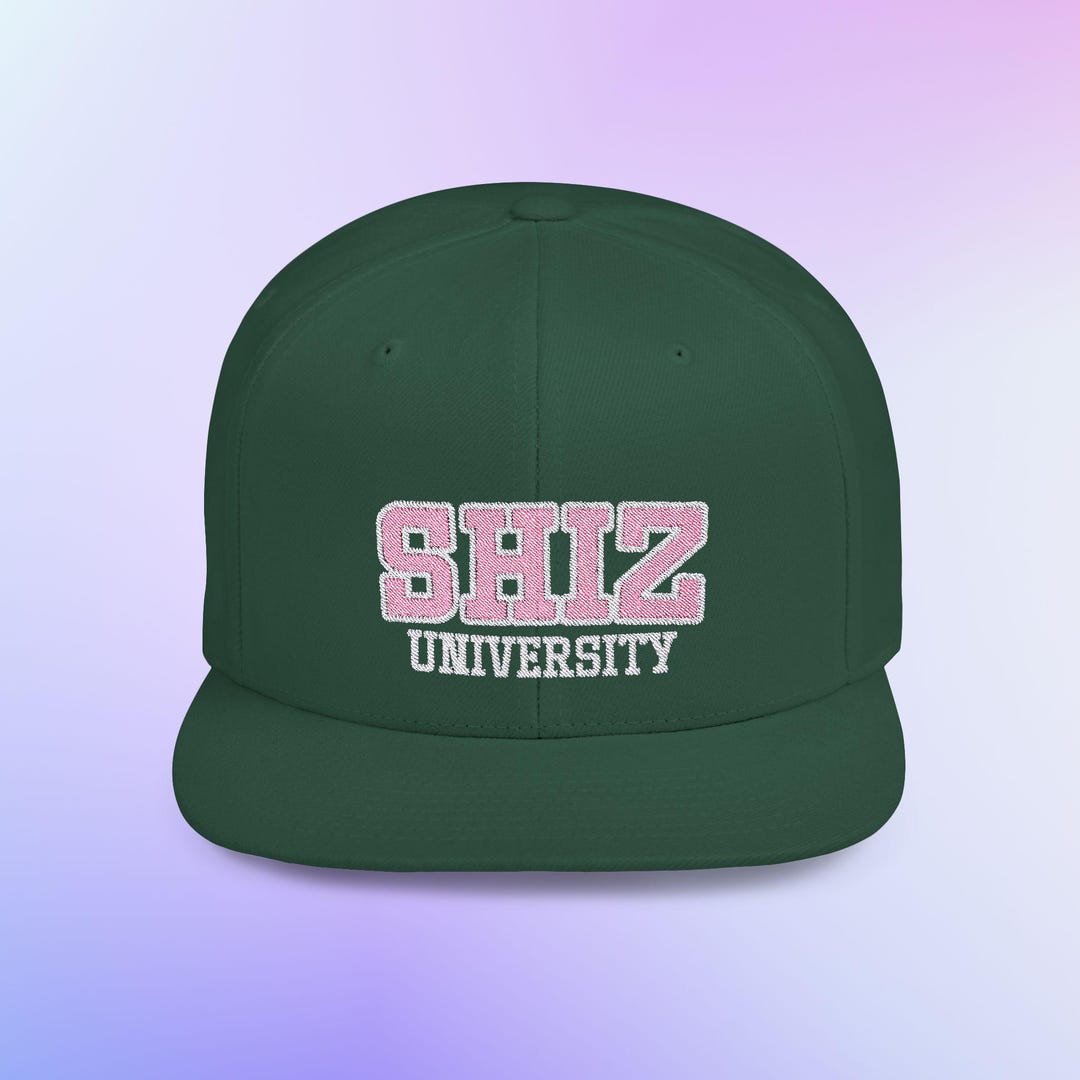 Shiz University Snapback Hat Wicked Musical Inspired Flat Bill Cap ...