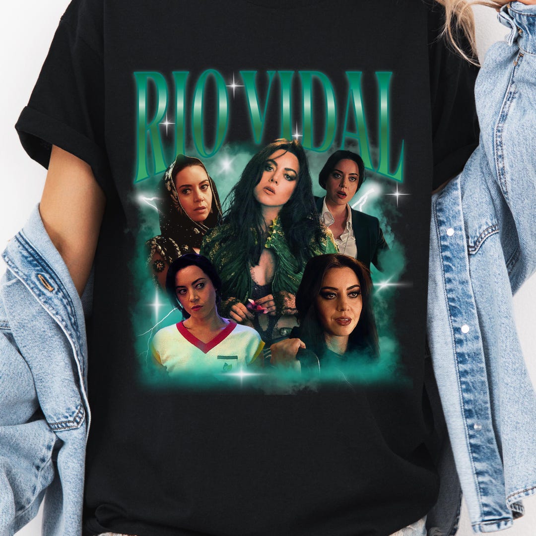 Rio Vidal Oversized 90s Bootleg, Aubrey Plaza, Agatha All Along Tee ...