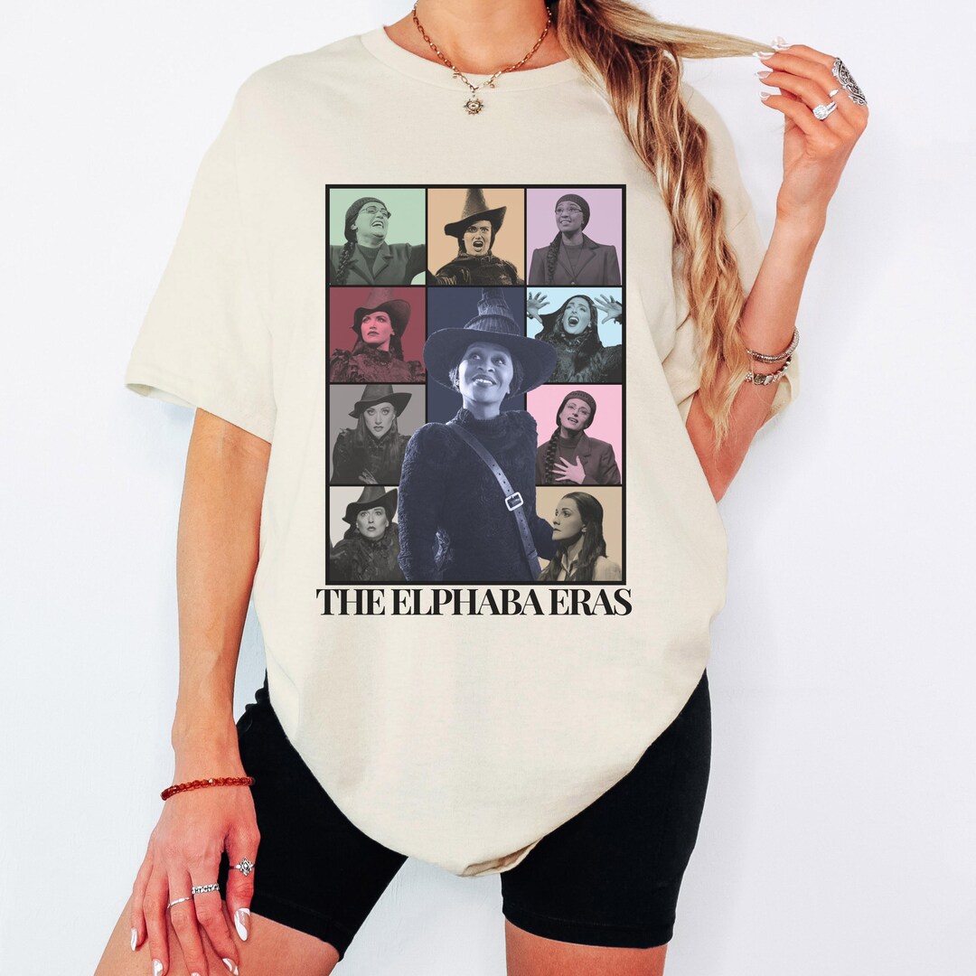 Cynthia Erivo Elphaba Shirt, Elphaba Eras Tee, Wicked Musical Shirt ...