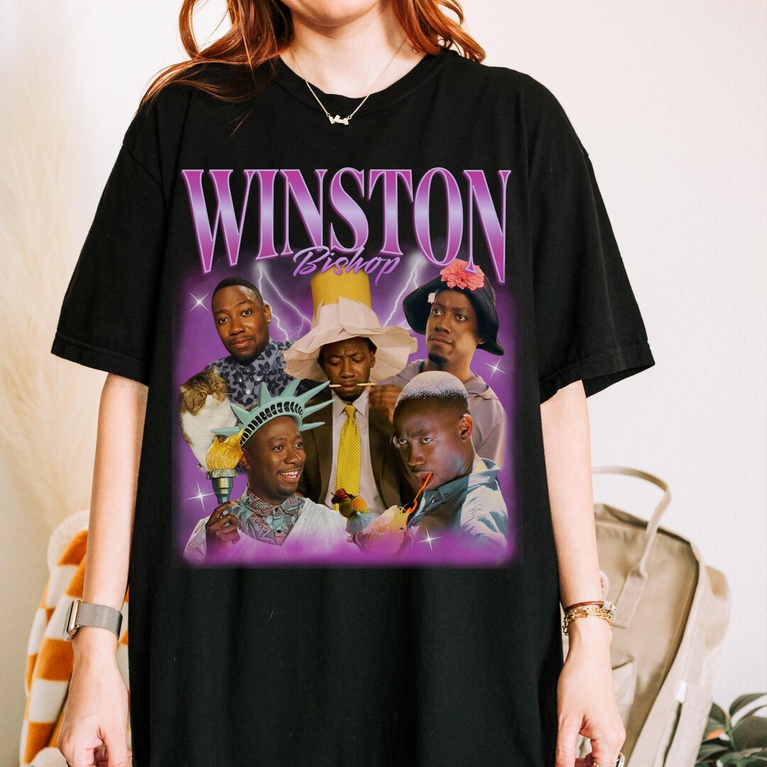 New Girl Oversized Bootleg Tee, Vintage Winston Bishop Shirt, New Girl ...