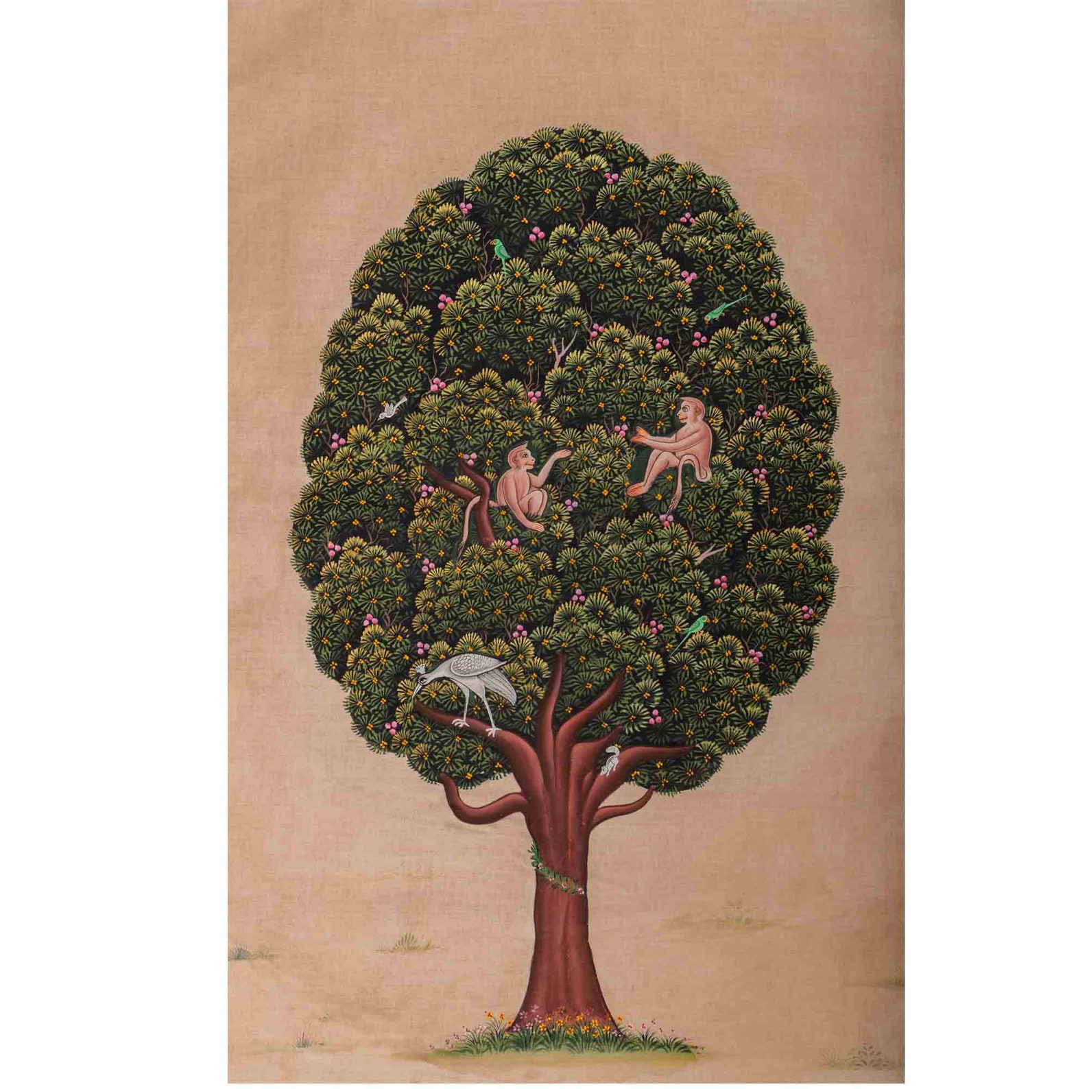 Pichwai Painting, Hand Painted Pichwai Painting, Pichwai Forest ...