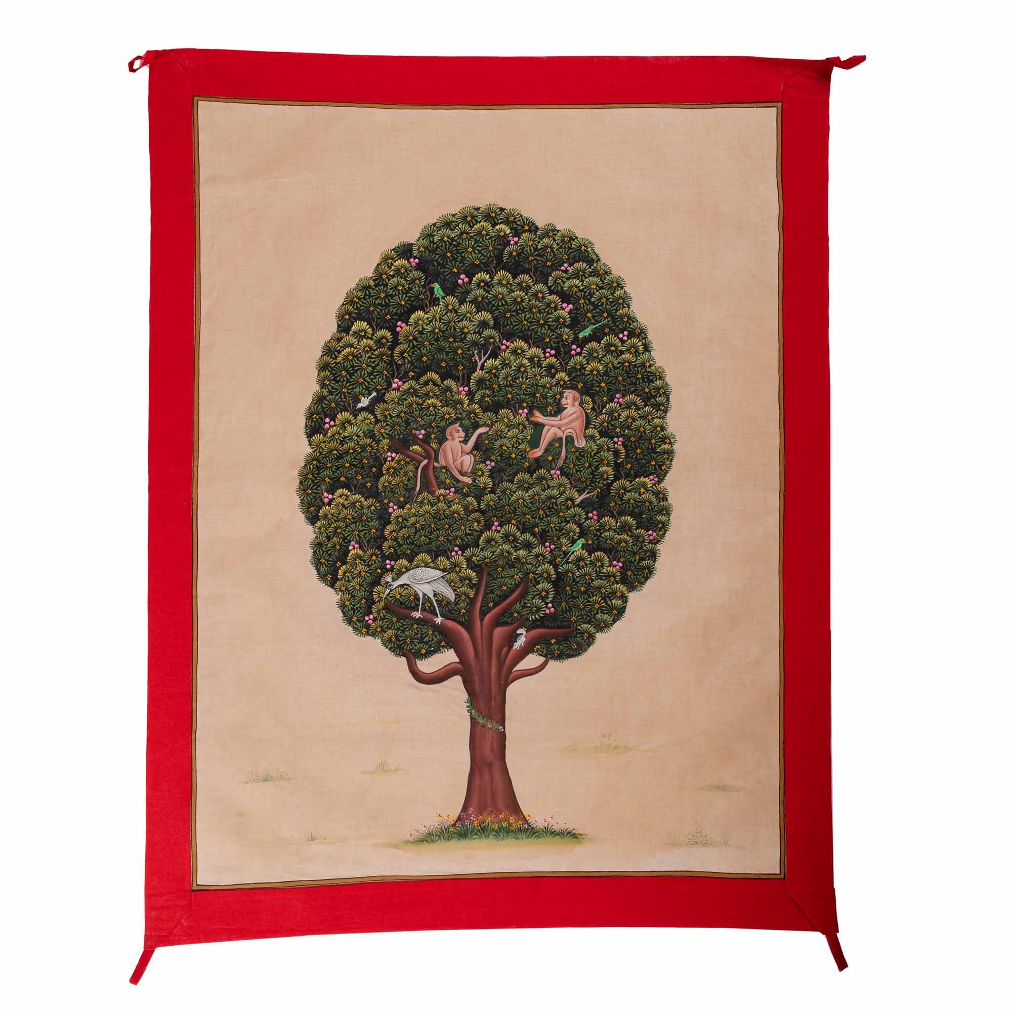 Pichwai Painting, Hand Painted Pichwai Painting, Pichwai Forest ...