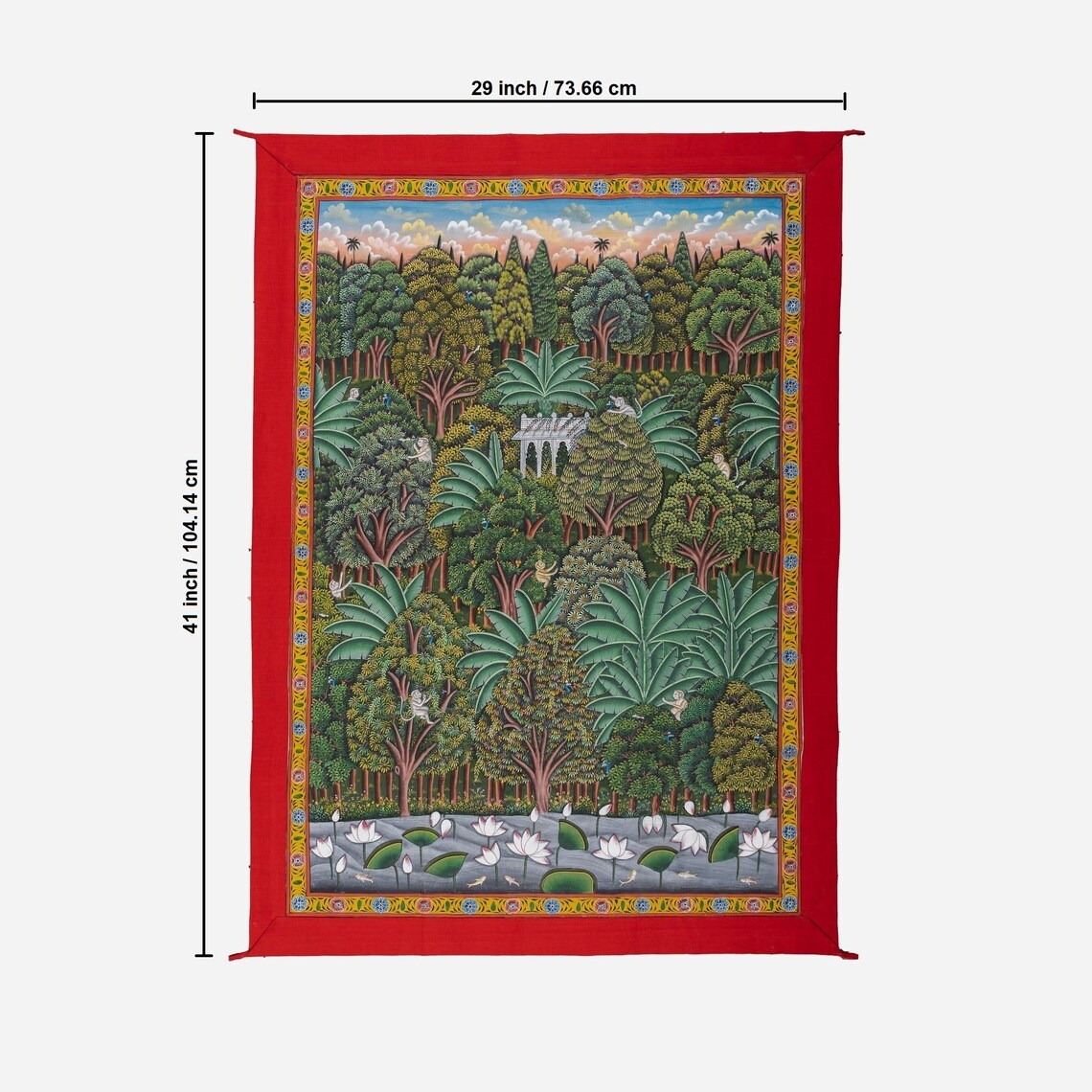 Pichwai painting hand painted traditional Indian painting | Etsy