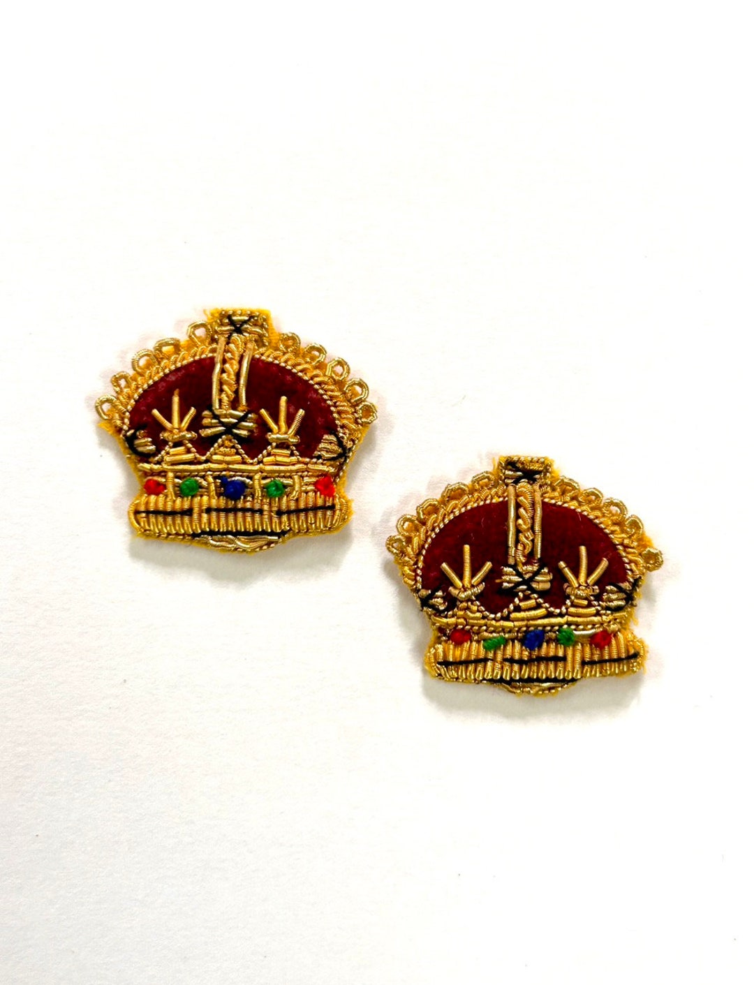 Tudor Crown - 3/4" British Army Rank Ceremonial King's Crowns, Handmade ...