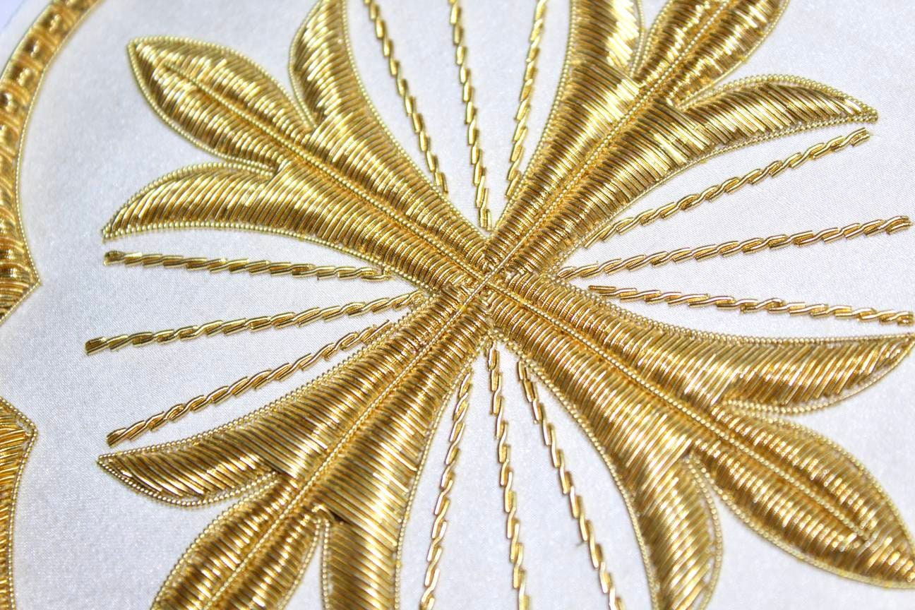 Beautiful Goldwork Liturgical Church Emblem Cross Applique for - Etsy UK