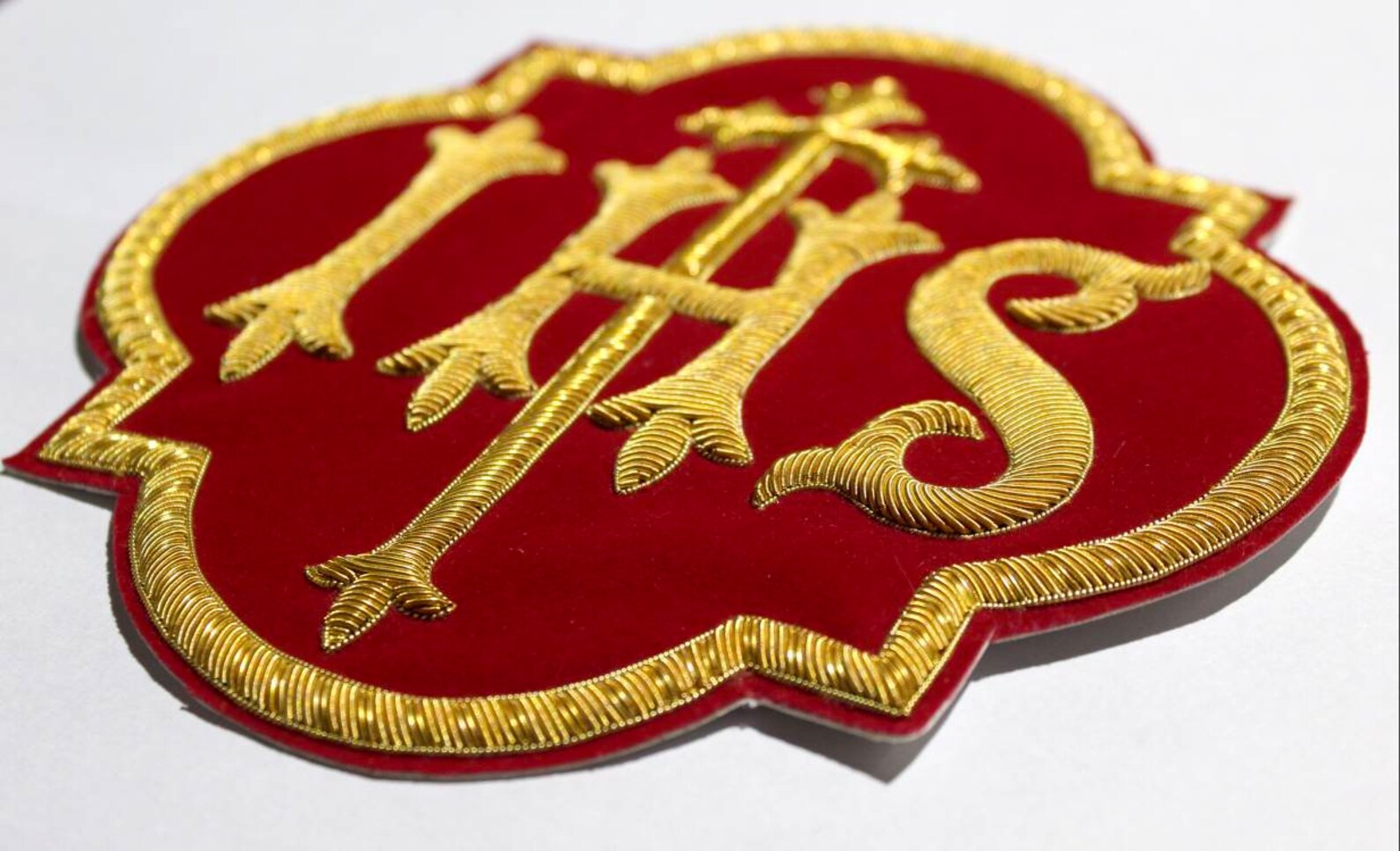 Liturgical Church Emblem IHS Hand-embroidered Sewn on - Etsy