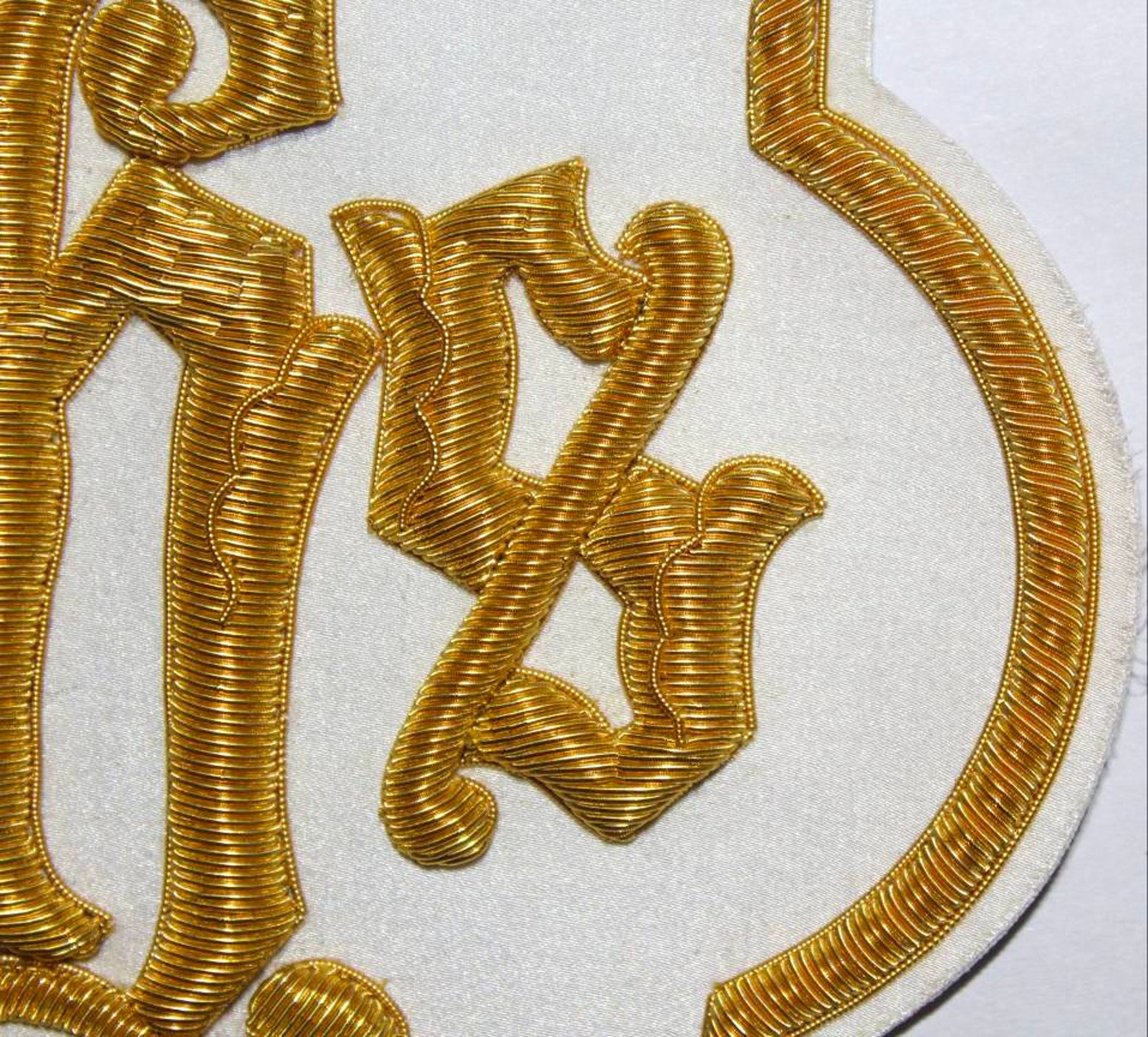 Beautiful Goldwork Liturgical Church Emblem IHS Applique for - Etsy