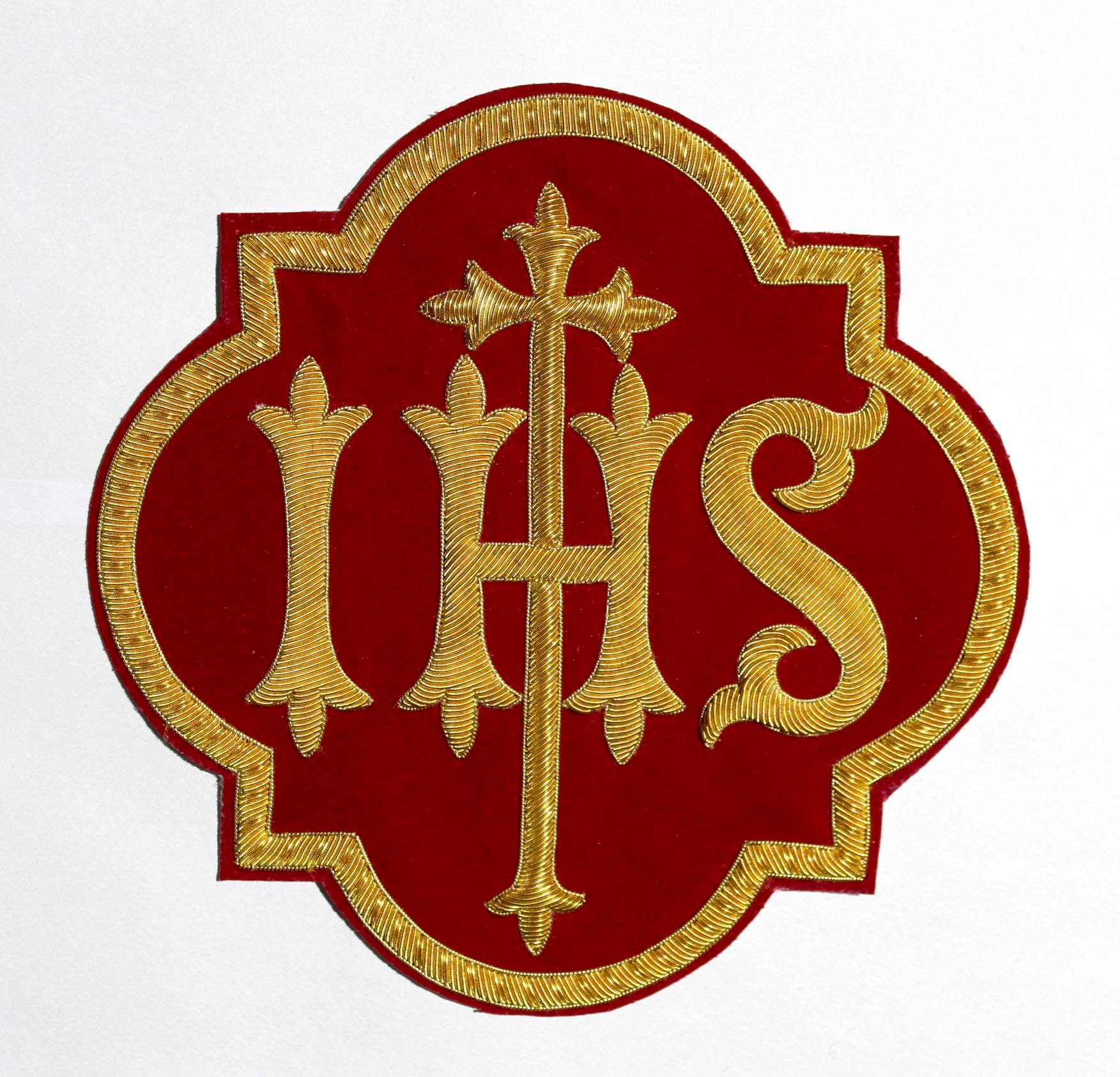 Liturgical Church Emblem IHS Hand-embroidered Sewn on - Etsy