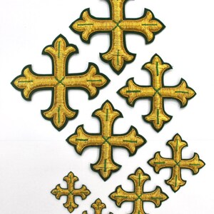 Embroidered Crosses Applique for Vestment, Stole, Altar Cover Etc.. - Etsy