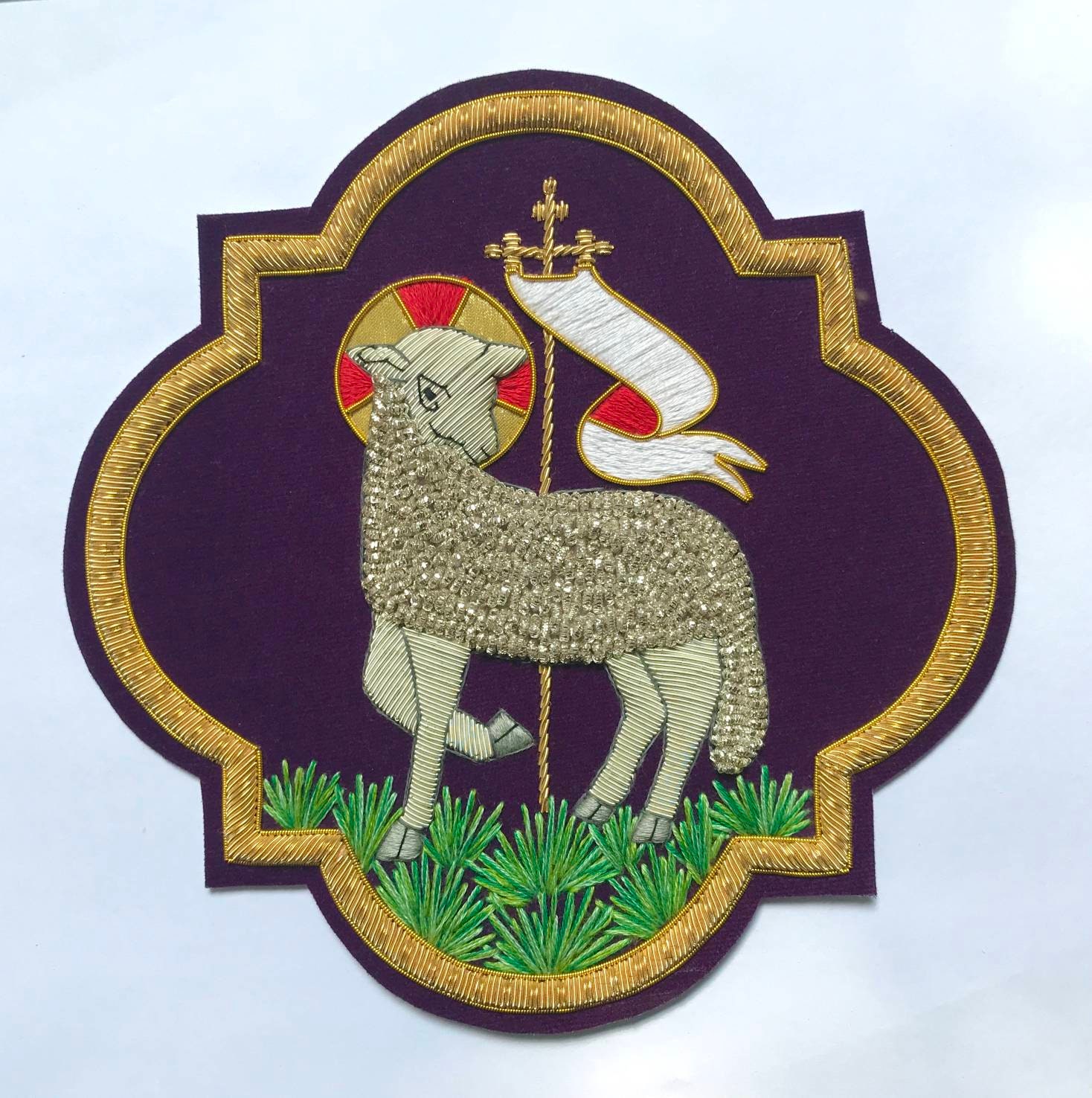 Catholic Church Lamb of God Emblem for Vestment Applique, Agnus Die - Etsy