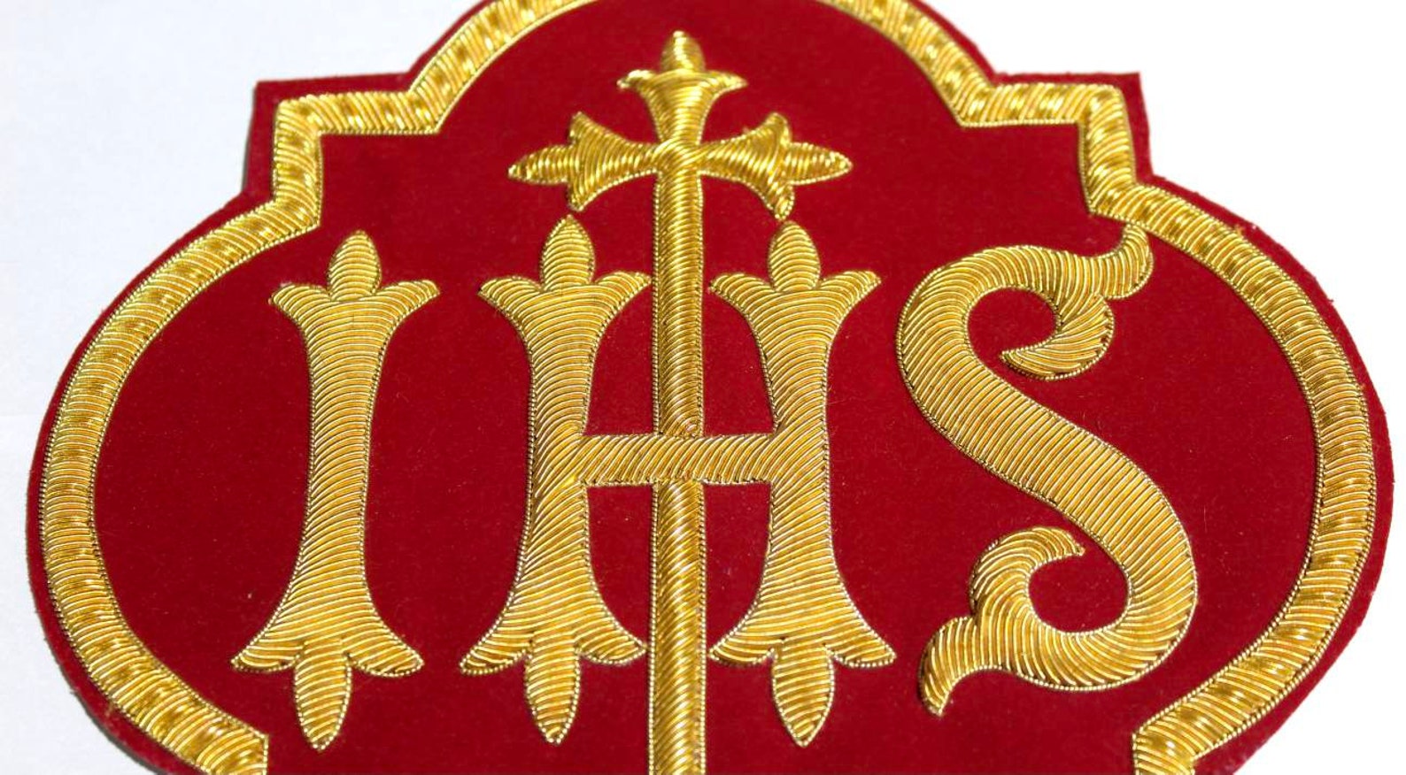 Liturgical Church Emblem IHS Hand-embroidered Sewn on - Etsy