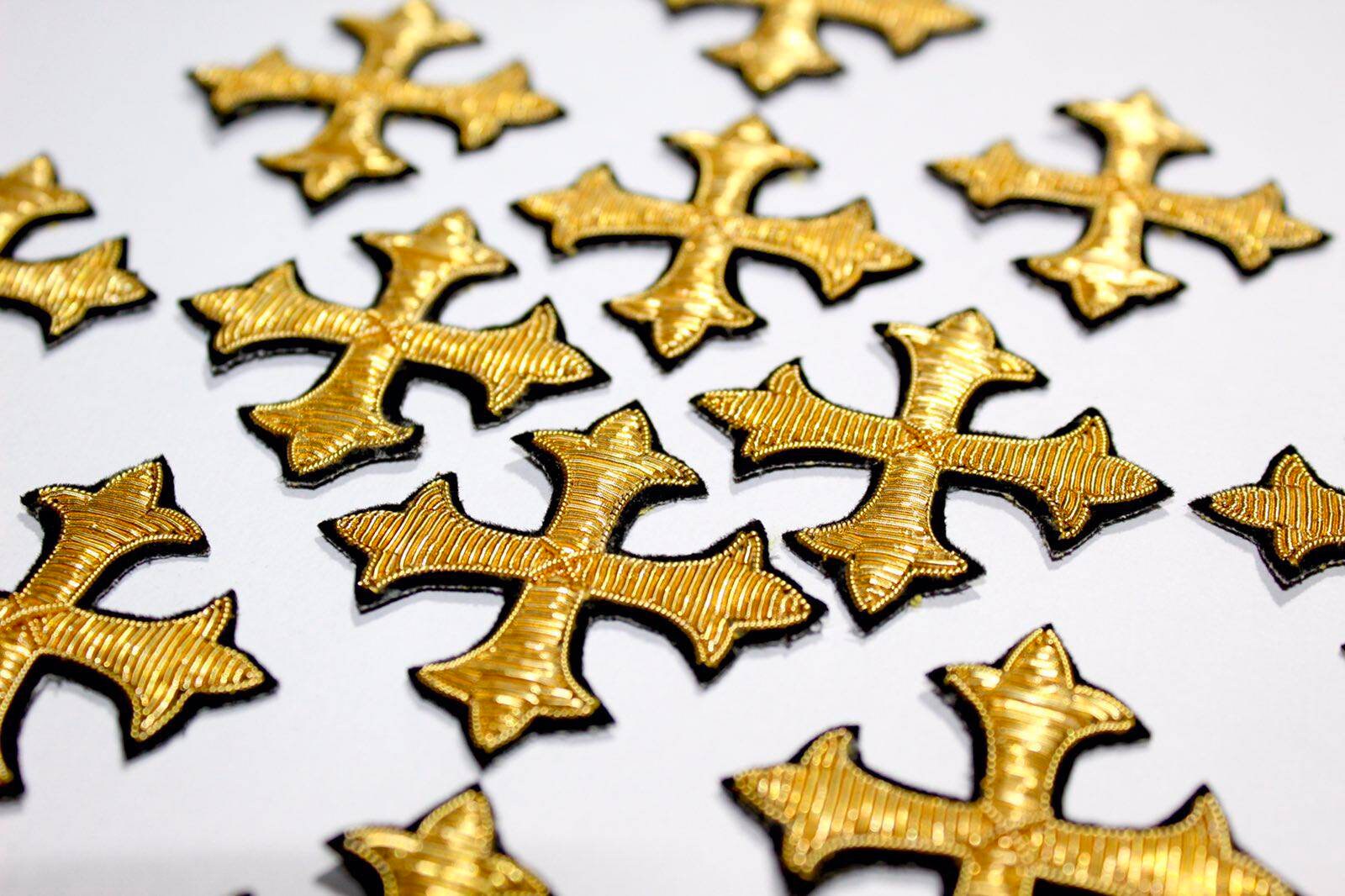 12 Piece Liturgical Embroidered Small Holy Cross Applique for | Etsy