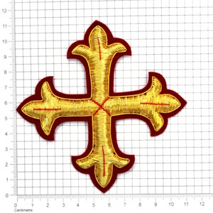 Embroidered Crosses Applique for Vestment, Stole, Altar Cover Etc.. - Etsy