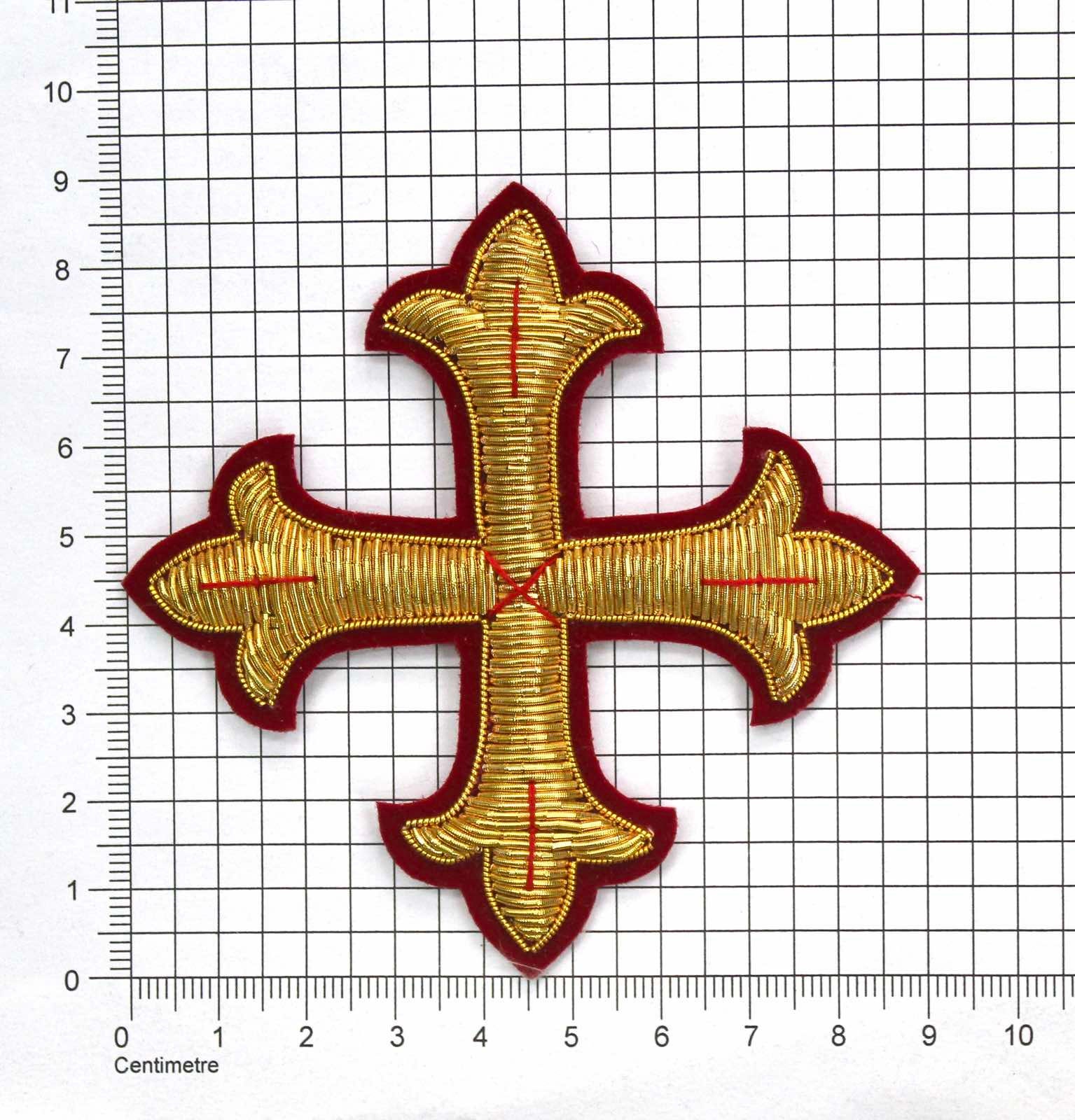 Embroidered Crosses Applique for Vestment, Stole, Altar Cover Etc.. - Etsy