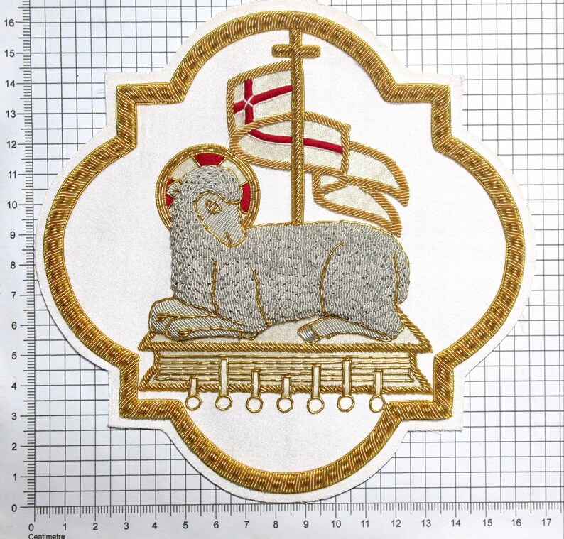 Liturgical Church Emblem Lamb of God Agnus Dei - Etsy
