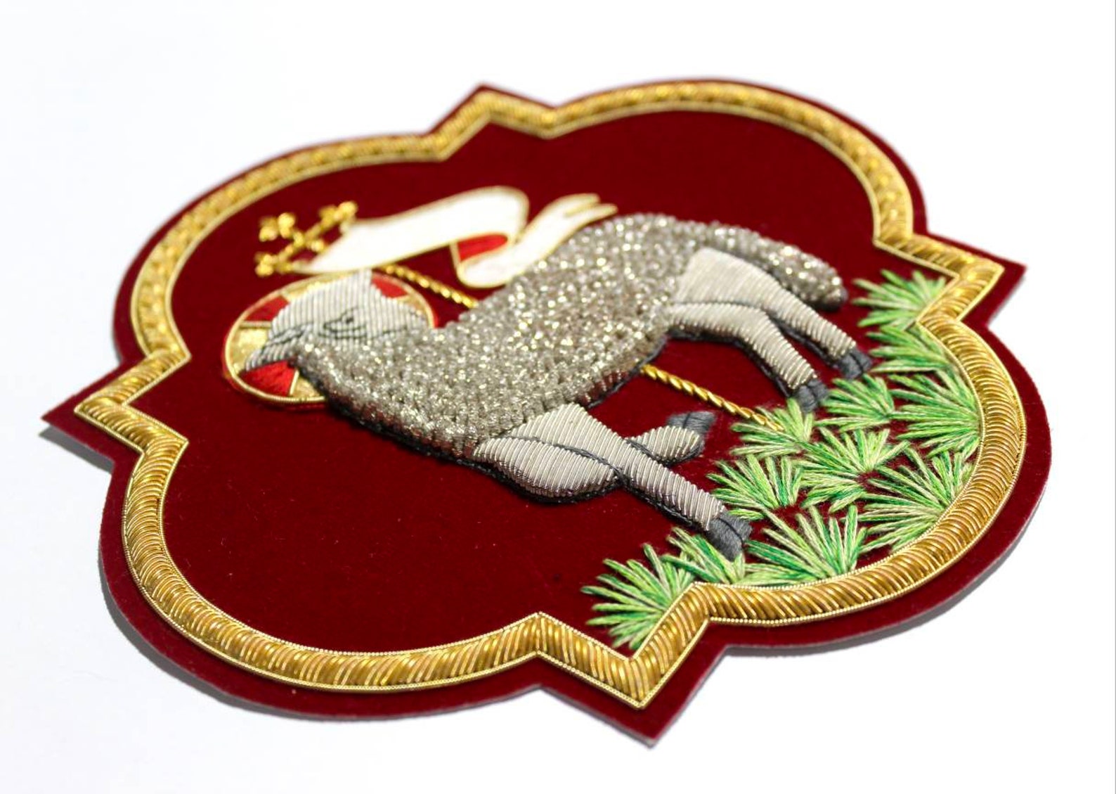 Catholic Church Lamb of God Emblem for Vestment Applique, Agnus Die - Etsy