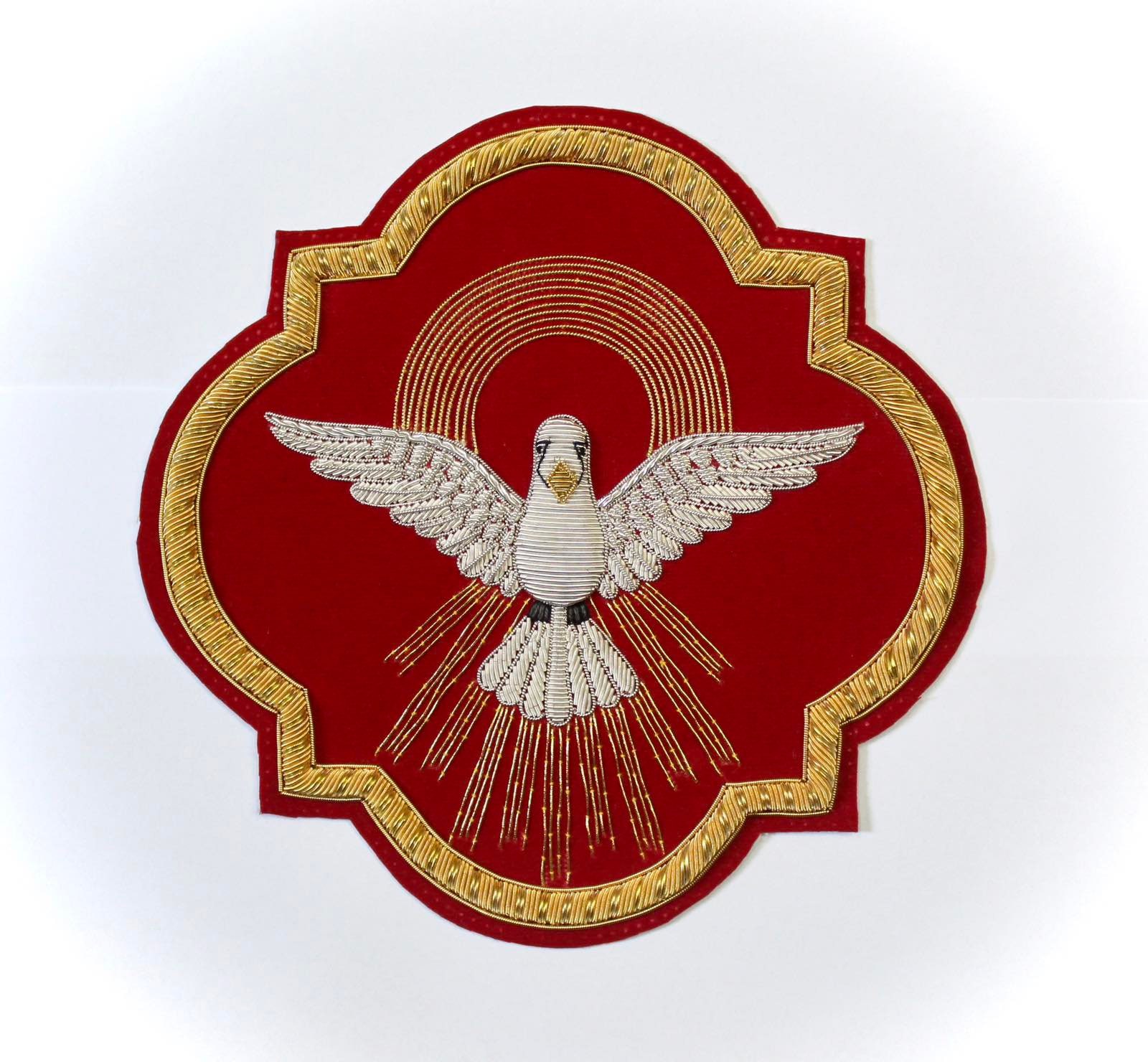 Holy Spirit - Liturgical Church Emblem Dove Hand-embroidered Sew on for ...