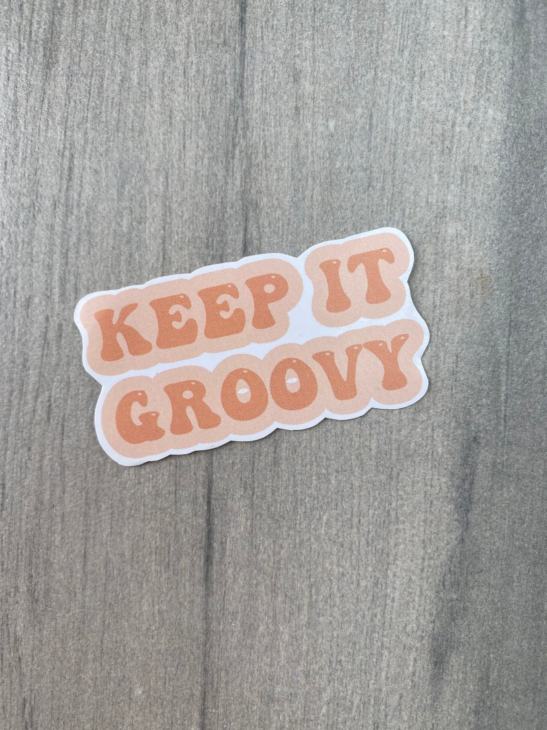 Happy Groovy Stickers Pack of 4 Positivity stickers | Etsy