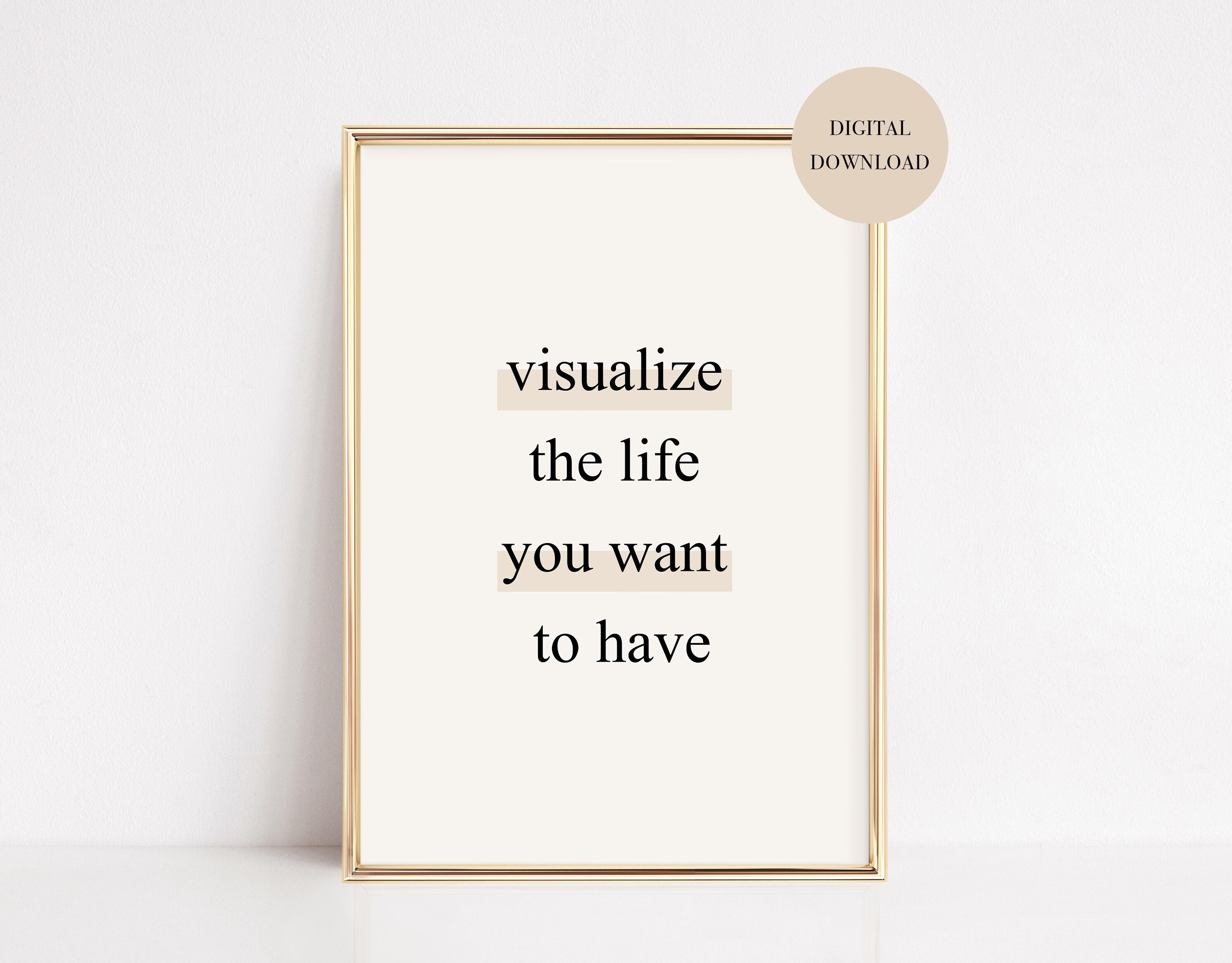 DIGITAL DOWNLOAD / Poster / Quote / Motivation / Mindset / Positive ...