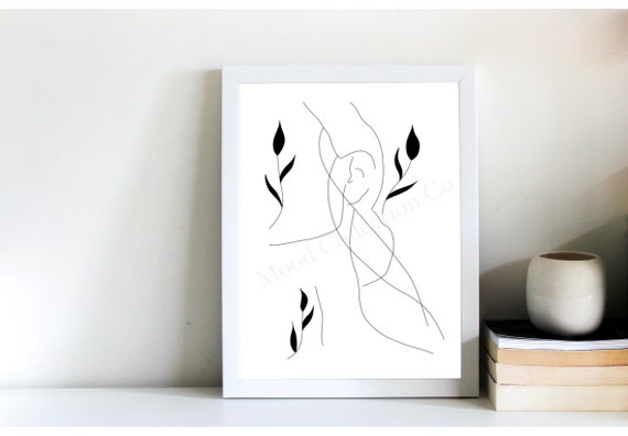 Eloise Fine Line Drawing Downloadable Print A3 | Etsy