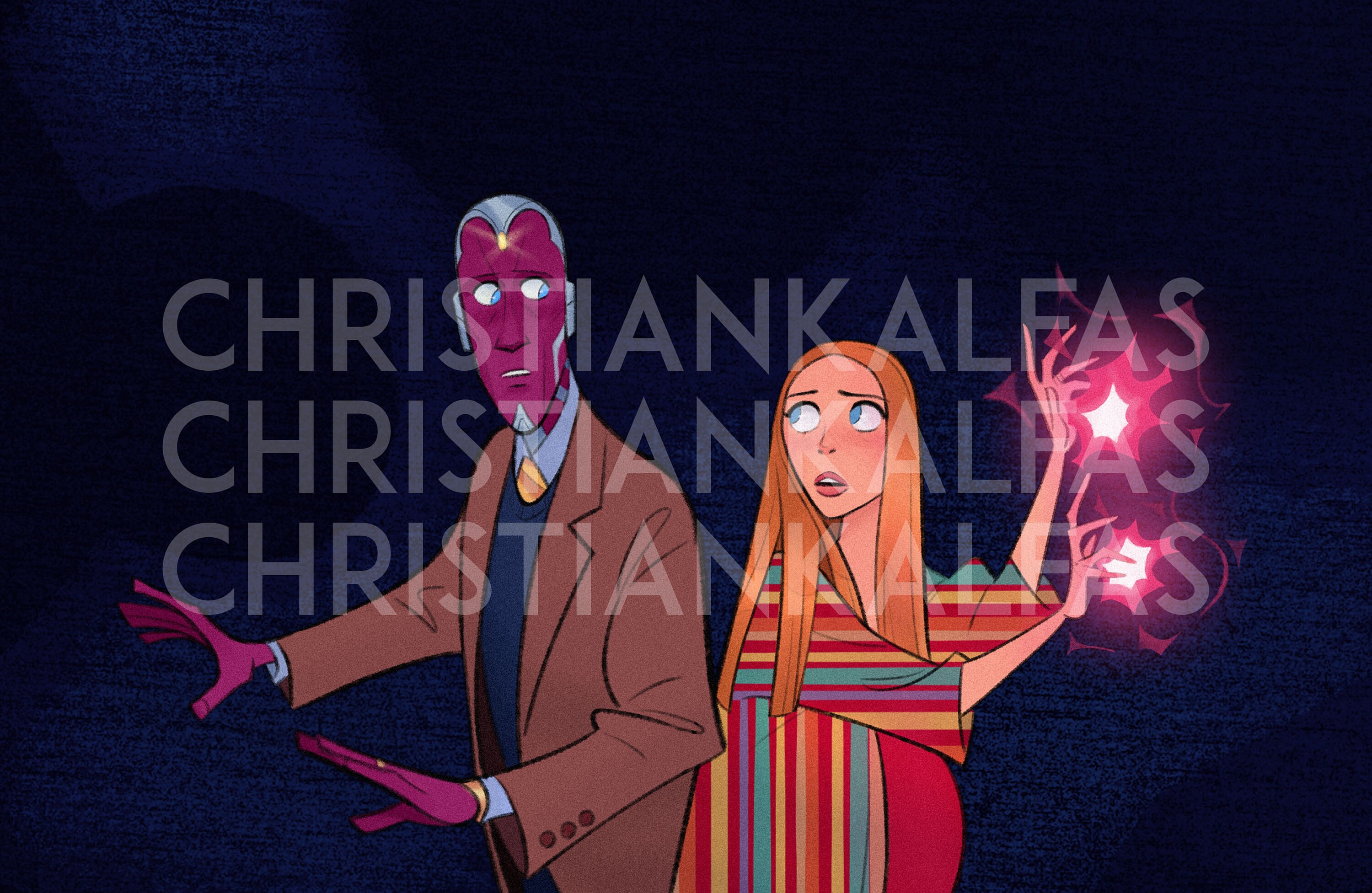 Wandavision Now in Color - Etsy