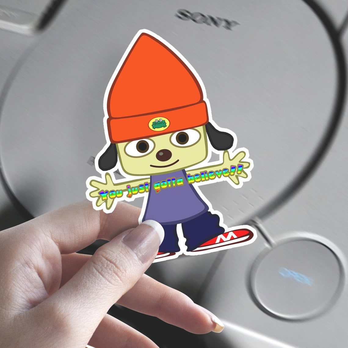 Parappa The Rapper You Just Gotta Believe Sticker 90s Sony | Etsy