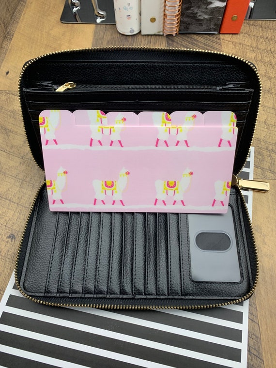 Set of 6 Laminated Wallet Cash Dividers With Tabs Cash | Etsy