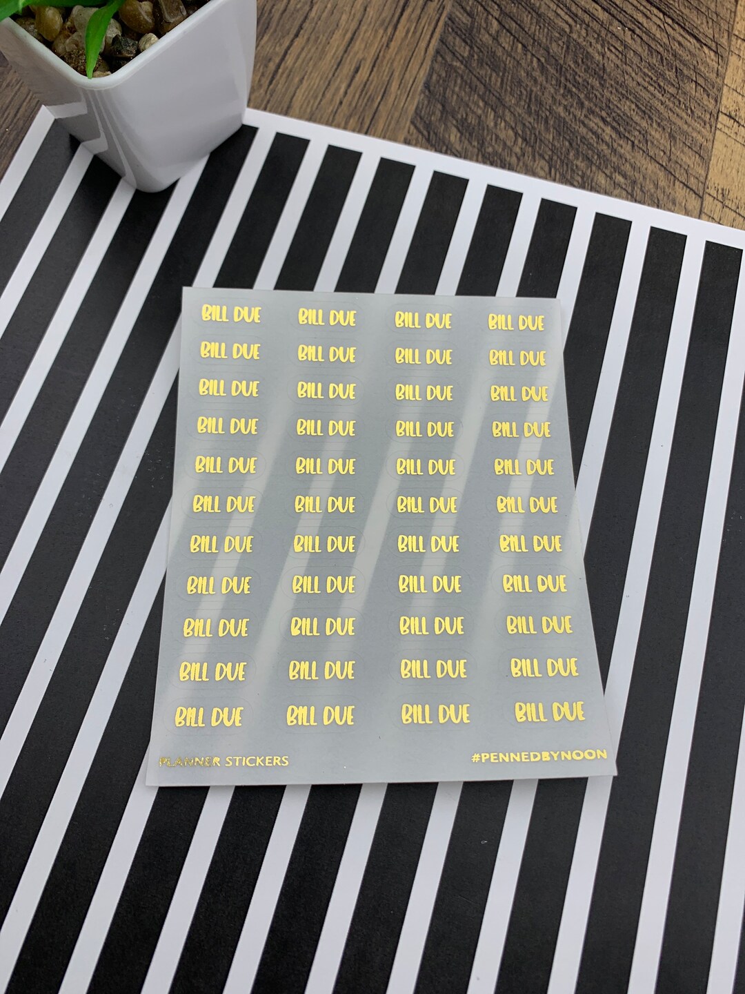 Bill Due Stickers | Pay Bills Planner Stickers | Pay Bills Stickers ...