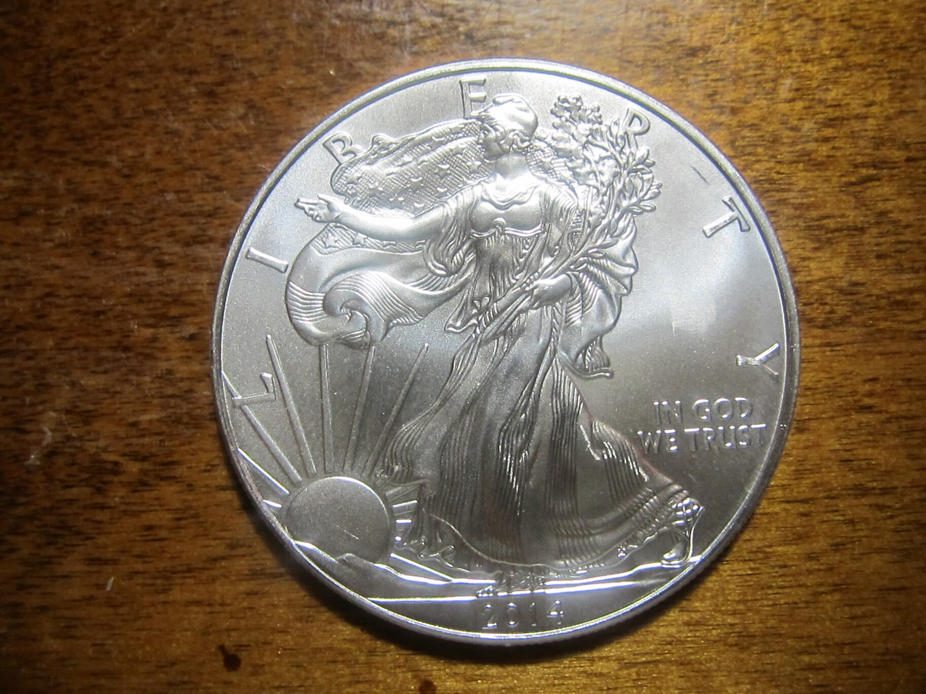 Walking Liberty 1-ounce Silver Bullion Round .999 fine | Etsy