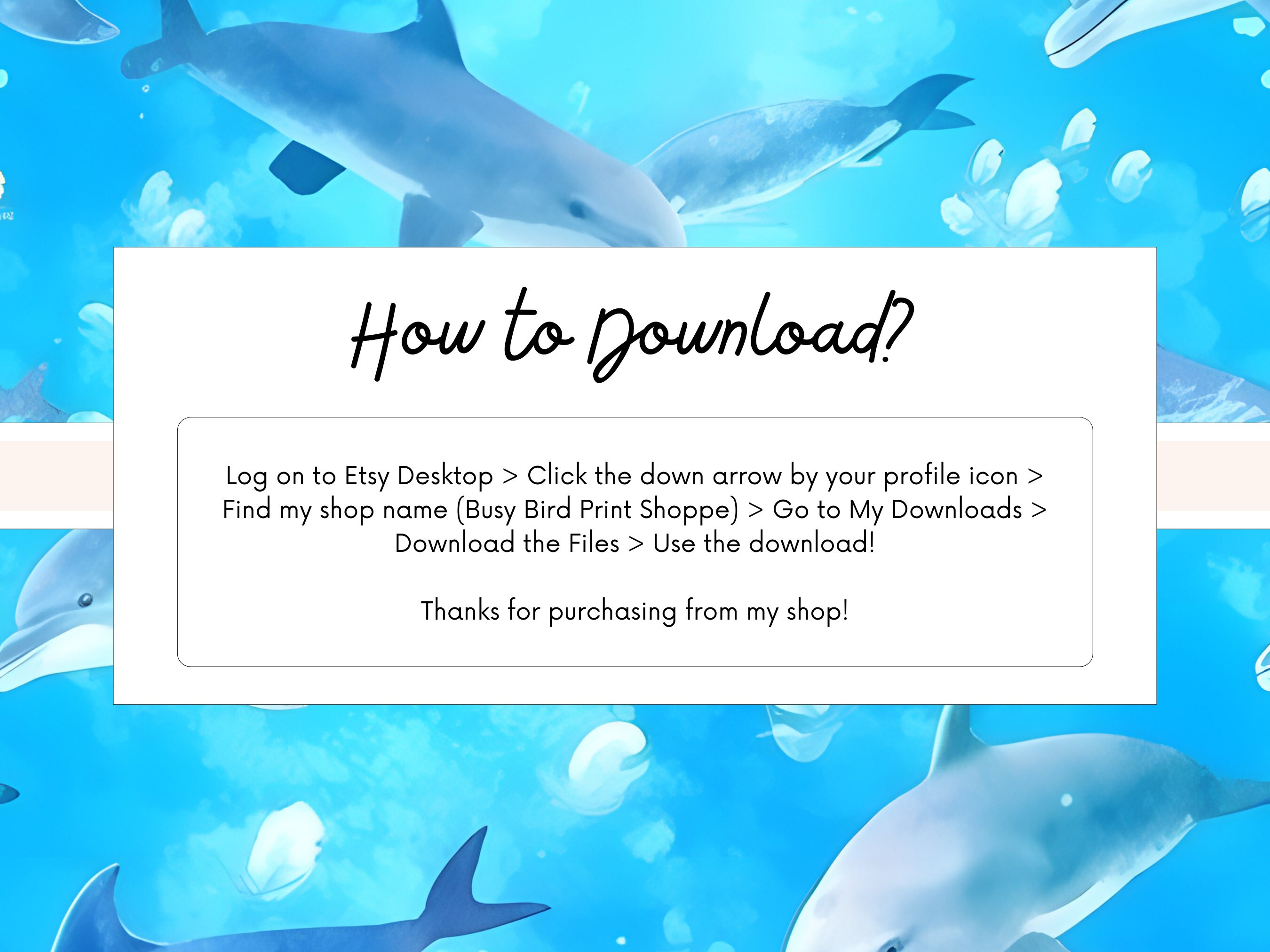 Dolphin Seamless Pattern Digital Paper | Dolphins Scrapbook Papers ...