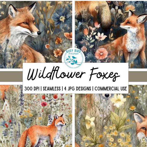 Fox Scrapbook - Etsy